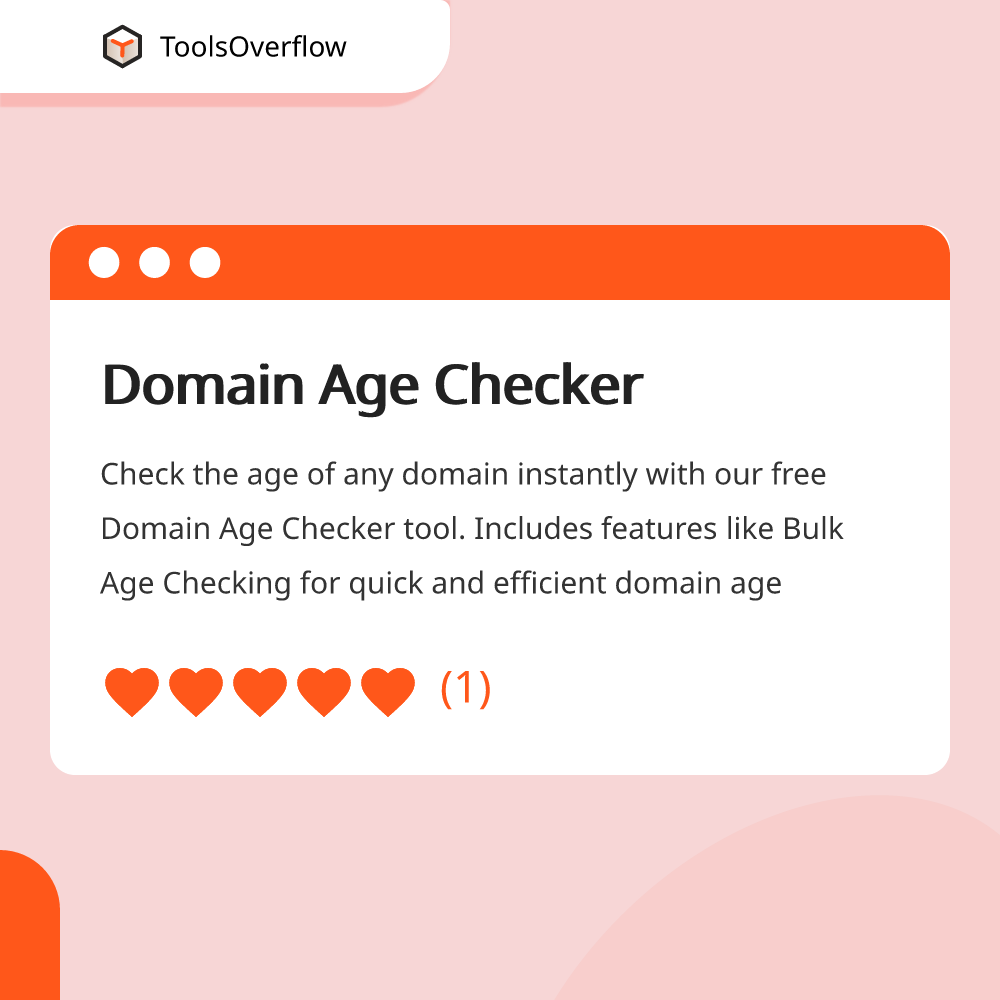 Domain Age Checker – Bulk Domain Age & Expiry Lookup