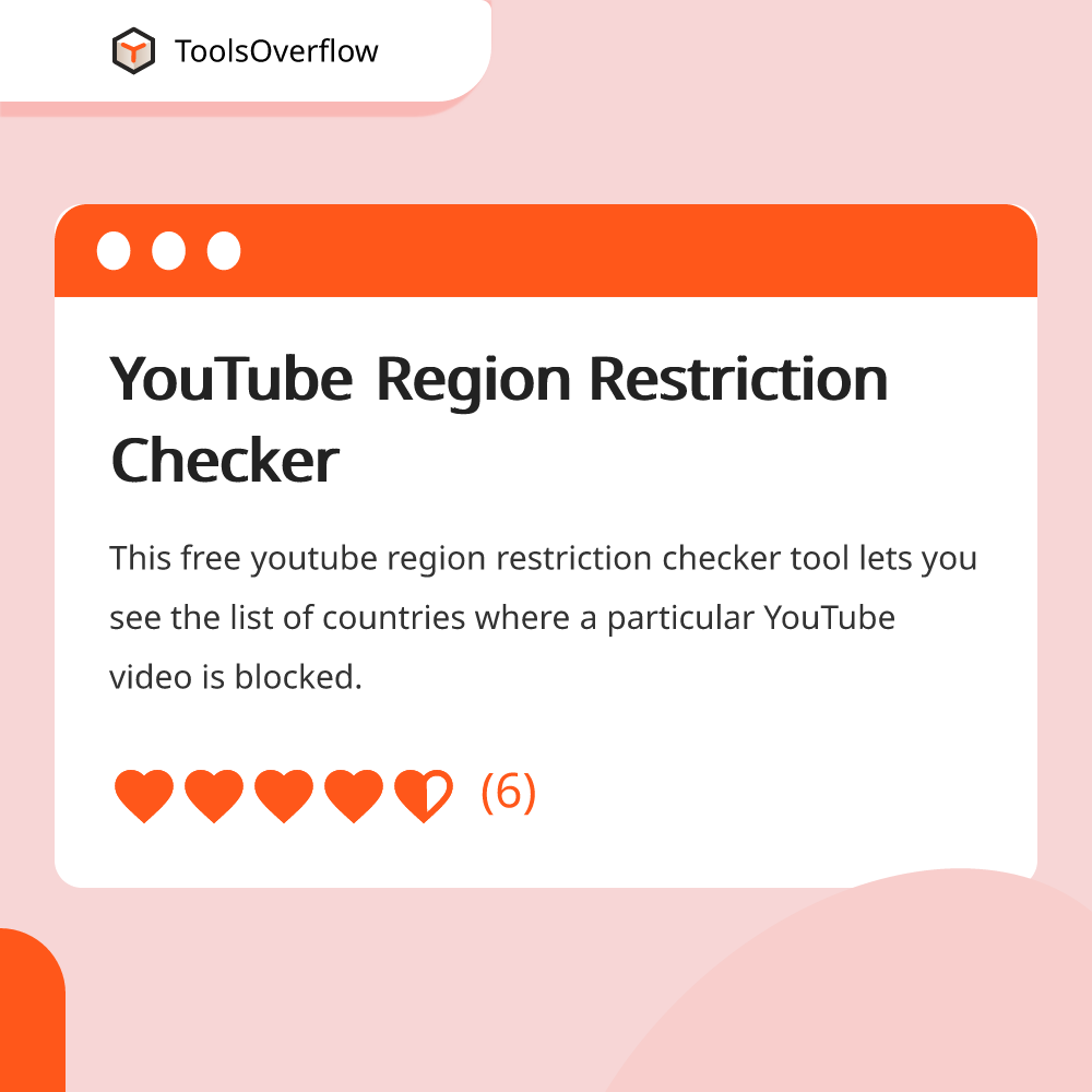YouTube Region Restriction Checker
