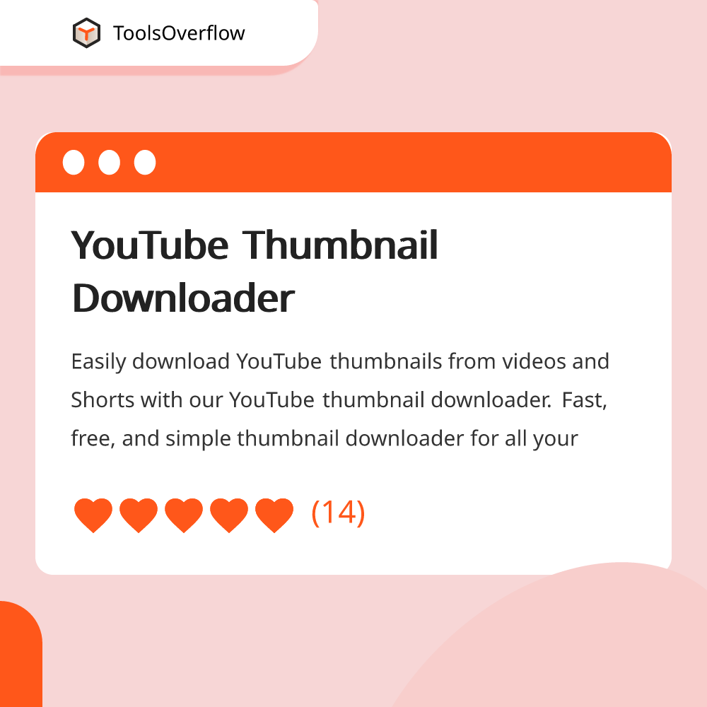 YouTube Thumbnail Downloader (Video & Shorts)